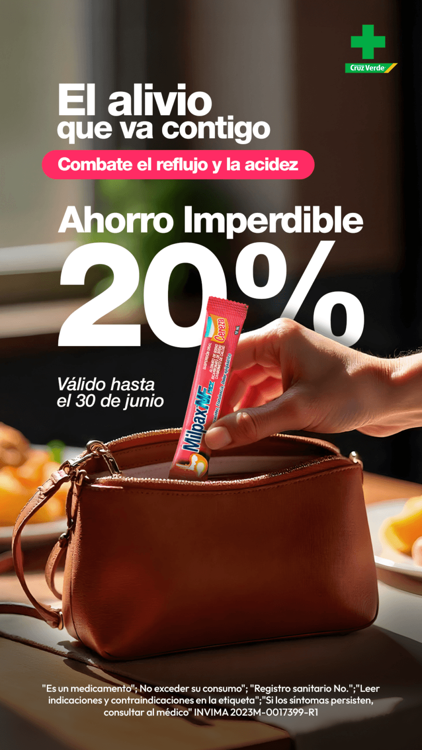 Milpax – Producto para el alivio del reflujo y la acidez